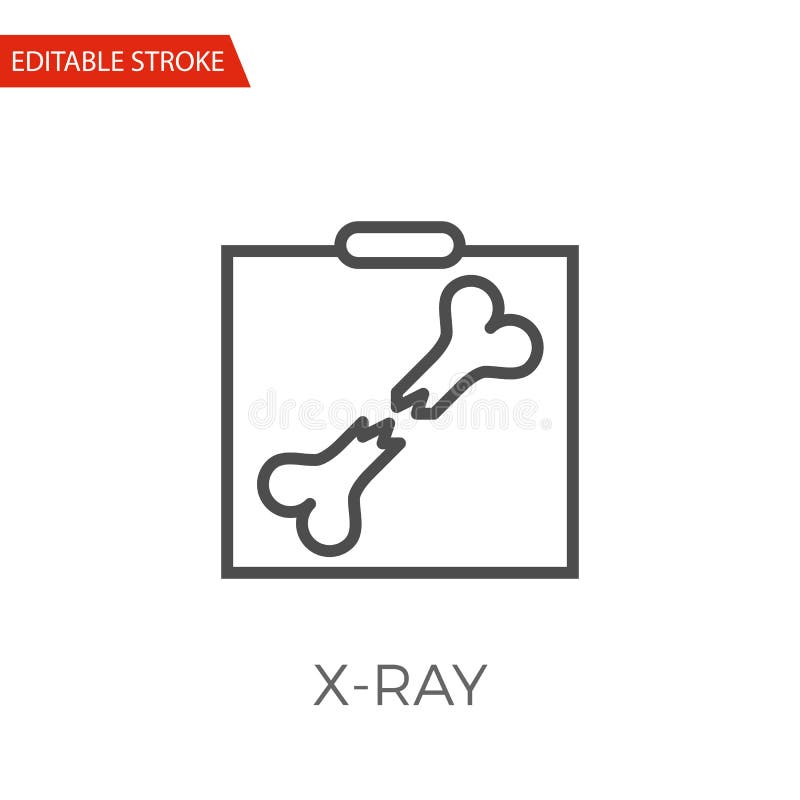 X-ray Vector Icon stock vector. Illustration of graphic - 100095566