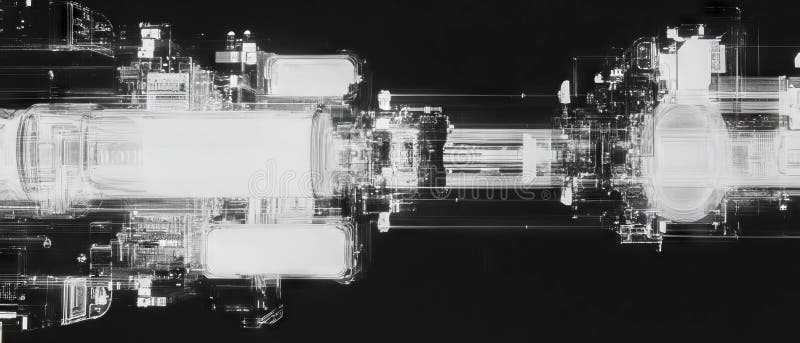 X-ray View Reveals Intricate Design of Modern Circuit Board with ...