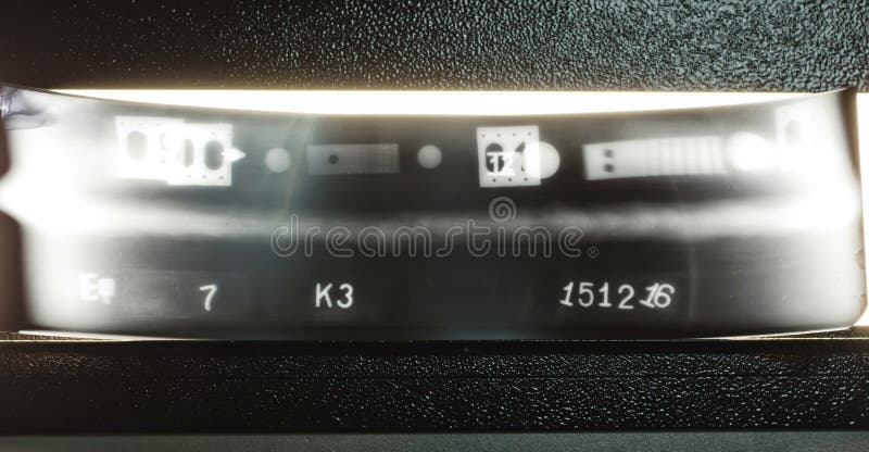 X-ray of a Welded Seam of the Pipeline Stock Photo - Image of viev ...