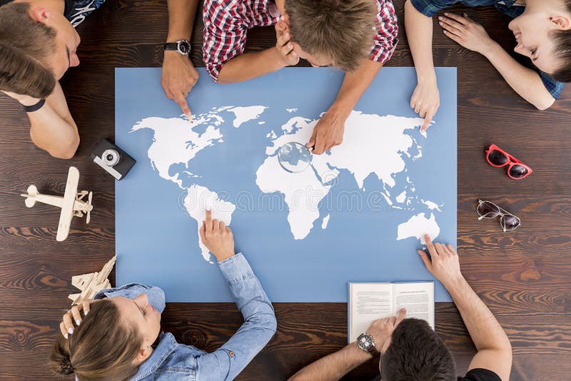 We Re Going Here, Here and Here Stock Photo - Image of shot, plane ...