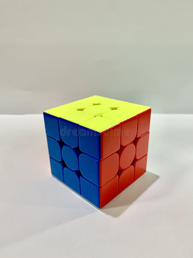 3x3 rubric cube editorial stock photo. Image of human - 261481703