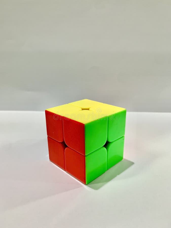 Small colorful rubric cube editorial photography. Image of game - 261481702