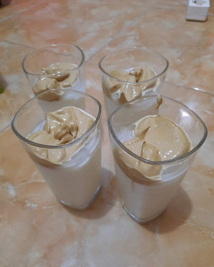 It& X27;s Four Glass Failed Dalgona Stock Photo - Image of dalgona ...