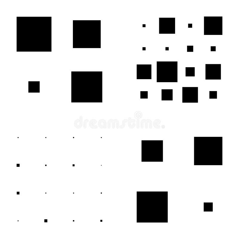4x4 set sq stock vector. Illustration of pixel, quad - 201402786