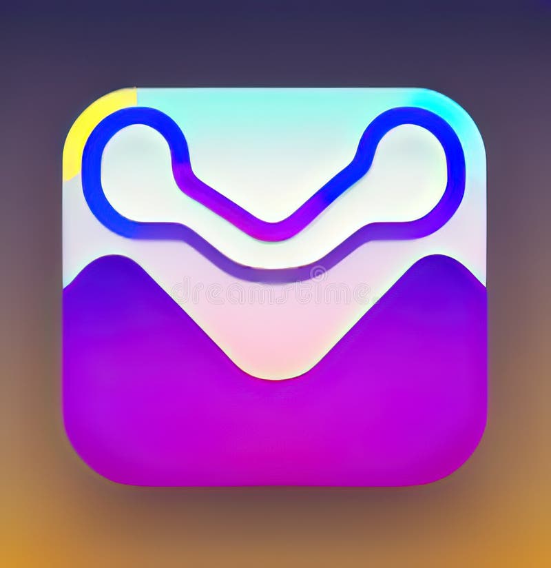 4x Software App Icon. Generative AI. Stock Illustration - Illustration ...