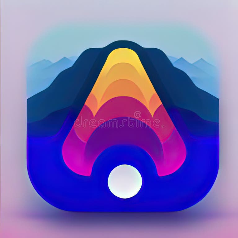 4x Software App Icon. Generative AI. Stock Photo - Image of graphic ...