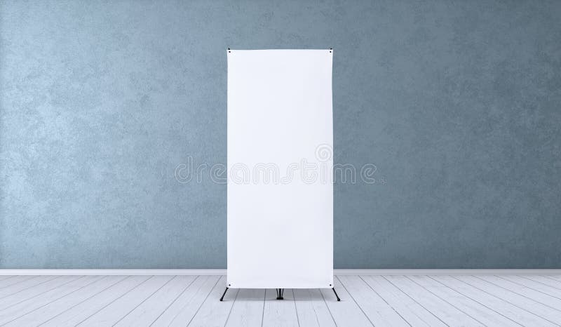 X-stand Banner for Training or Promotional Presentation. Blank Template ...