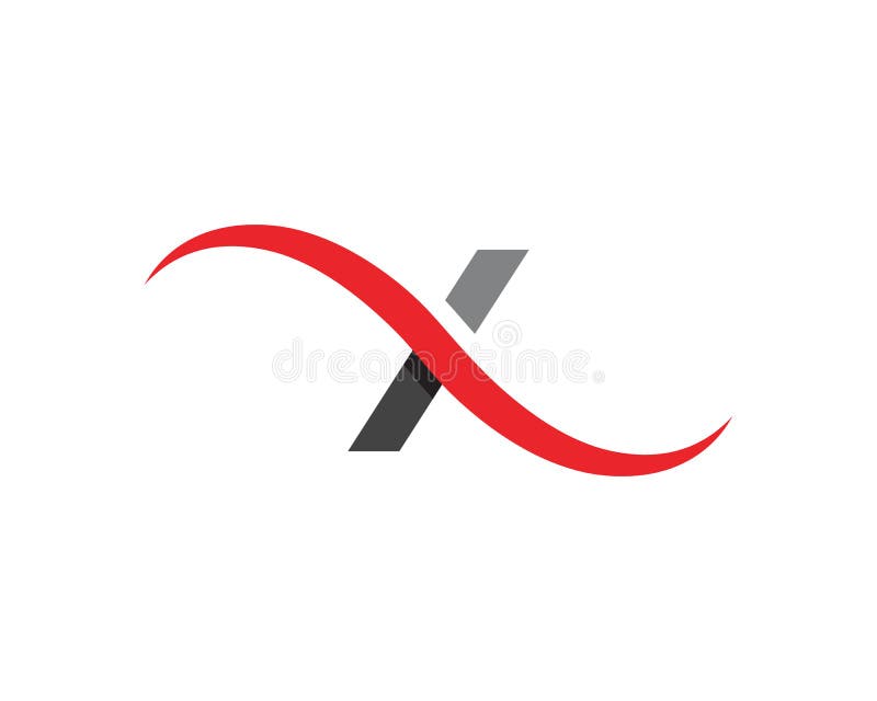 X Vector De Logo Template De La Letra Ilustración del Vector ...