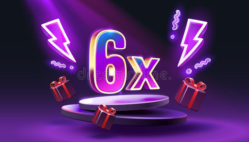 6x Winner Banner, Promotion Flyer, Prize Label. Vector Illustration ...