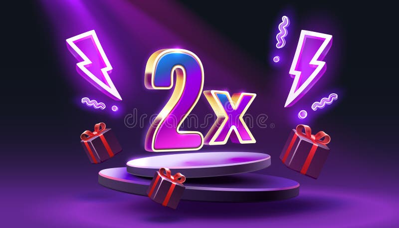 2x Winner Banner, Promotion Flyer, Prize Label. Vector Illustration ...