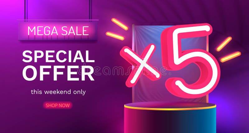 5x Winner Banner, Promotion Flyer, Prize Label. Vector Illustration ...