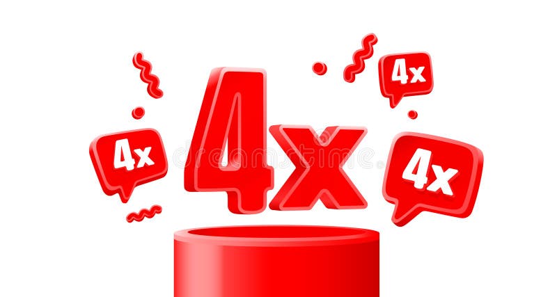 4x Winner Banner, Promotion Flyer, Prize Label. Vector Illustration ...