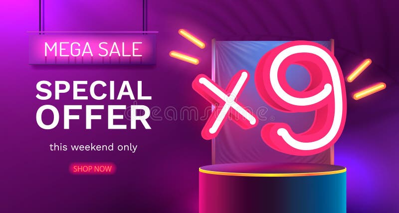 9x Winner Banner, Promotion Flyer, Prize Label. Vector Illustration ...