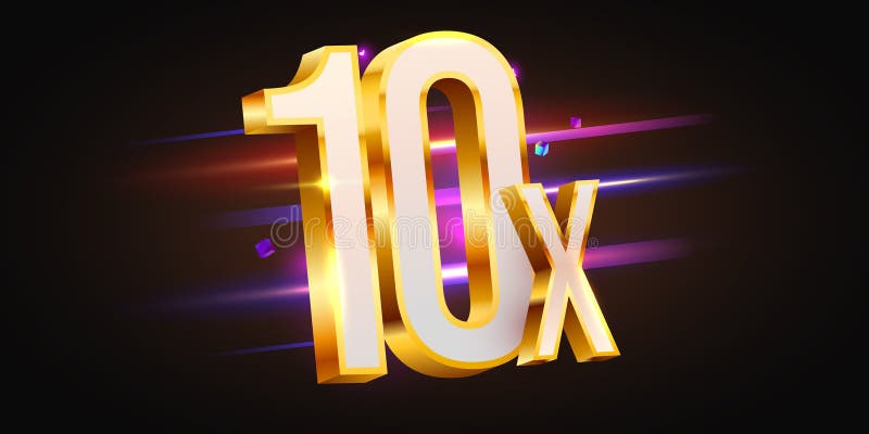 10x Winner Banner, Promotion Flyer, Prize Label. Stock Vector ...