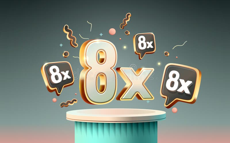 8x Winner Banner, Promotion Flyer, Prize Label. Vector Illustration ...