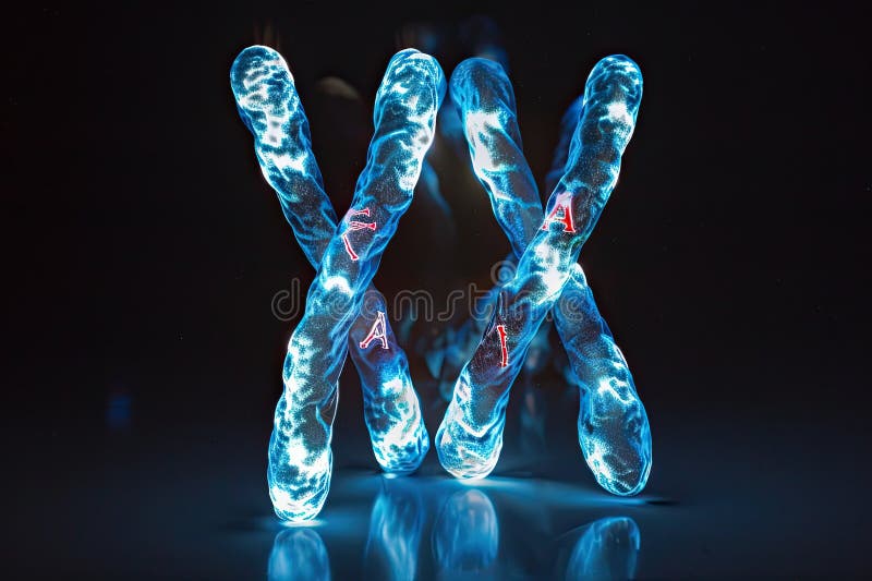X and Y DNA double helixes stock image. Image of material - 326670547