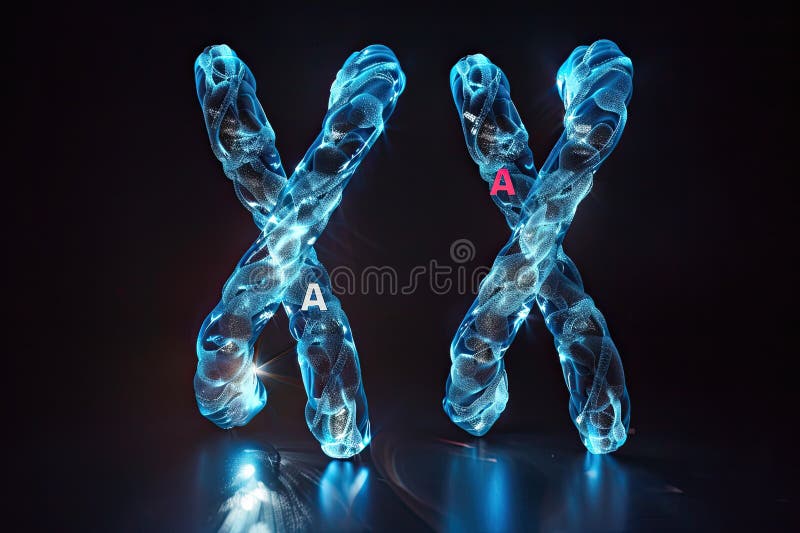 X and Y DNA double helixes stock photo. Image of biochemistry - 326671662