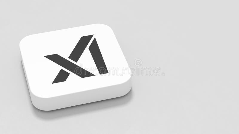 XAI App Icon on Gray Background with Copy Space Editorial Photography ...