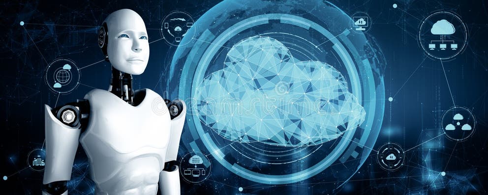 XAI AI Robot Using Cloud Computing Technology To Store Data on Online ...