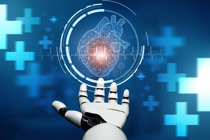 XAI 3D Rendering Medical Artificial Intelligence Robot Stock ...