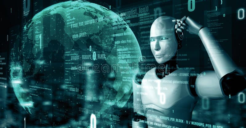 XAI Futuristic Robot Artificial Intelligence Huminoid AI Programming ...