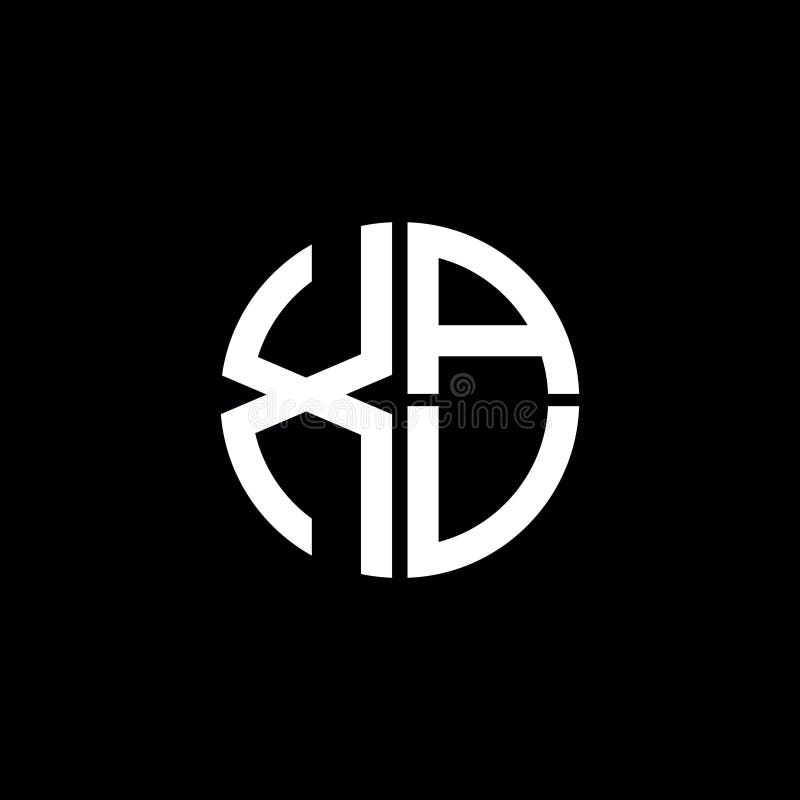 XAV Logo XAV Icon XAV Monogram XAV Letter Minimalist Circle Flat Unique ...