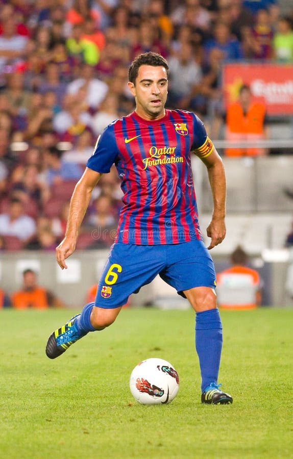 Xavi of FC Barcelona editorial image. Image of player - 22834470