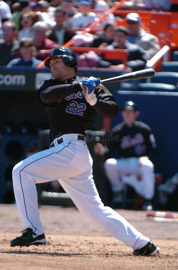 Xavier Nady, New York Mets. Editorial Stock Image - Image of base ...