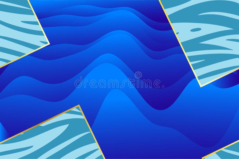 Abstract Background with Wave of Gradient Color Bars and Rectangular ...