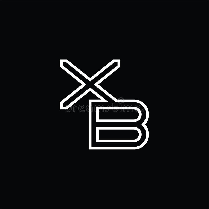 XB Logo Monogram with Line Style Design Template Stock Vector ...