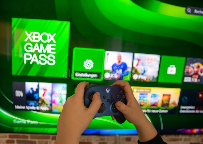 Xbox Joystick Controller in the Hand for Play. Editorial Image - Image ...