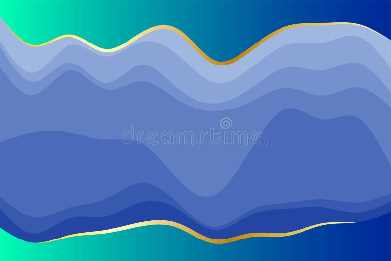 Abstract Background with Various Color Wave Shape. Stock Vector ...