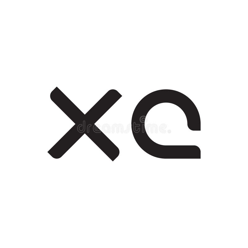 Xc Initial Letter Vector Logo Icon Stock Vector - Illustration of ...