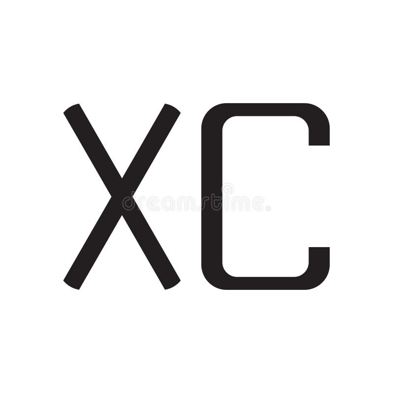 Xc Initial Letter Vector Logo Icon Stock Vector - Illustration of ...