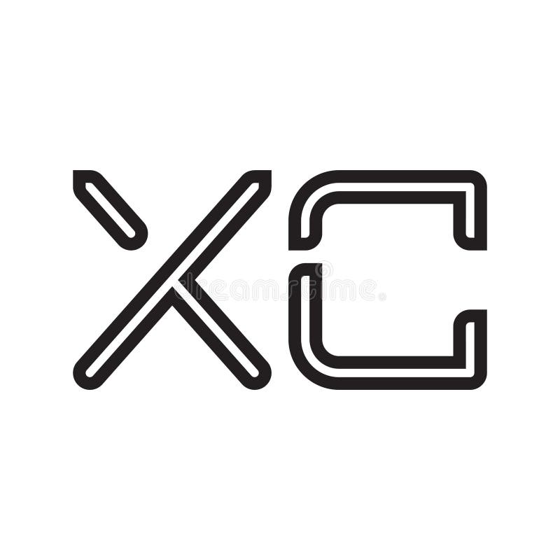 Xc Initial Letter Vector Logo Icon Stock Vector - Illustration of ...