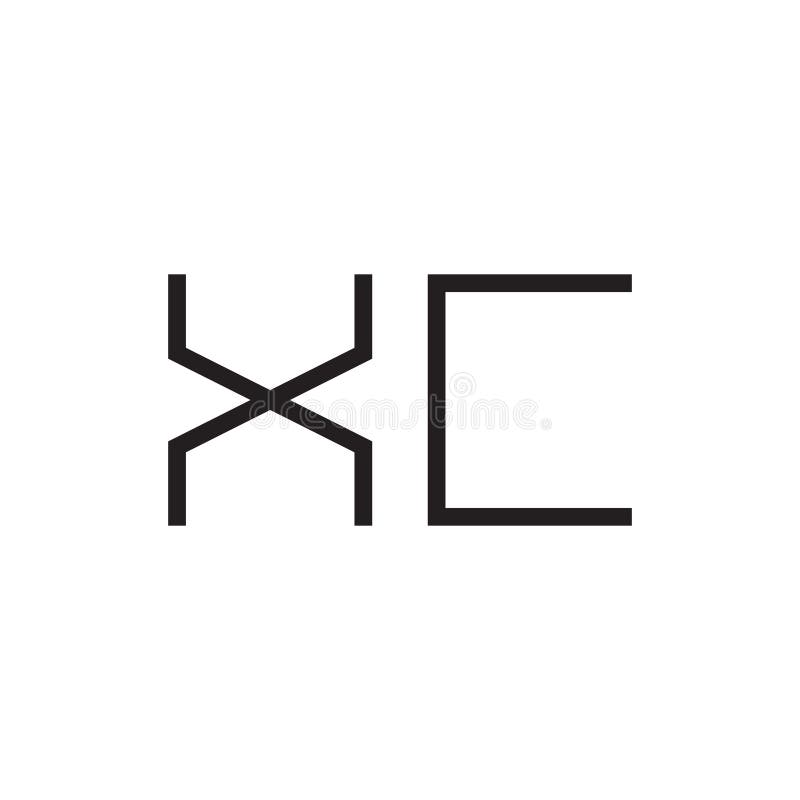 Xc Initial Letter Vector Logo Icon Stock Vector - Illustration of ...