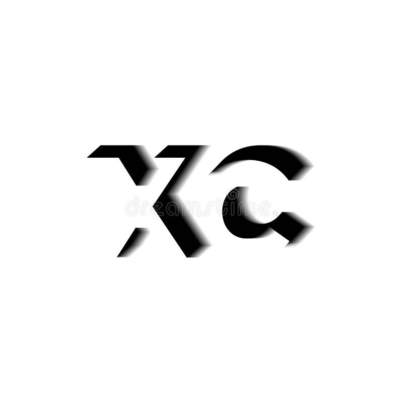 XC Monogram Shadow Shape Style Stock Vector - Illustration of monogram ... XC Monogram Shadow Shape Style Stock Vector - Illustration of monogram ...