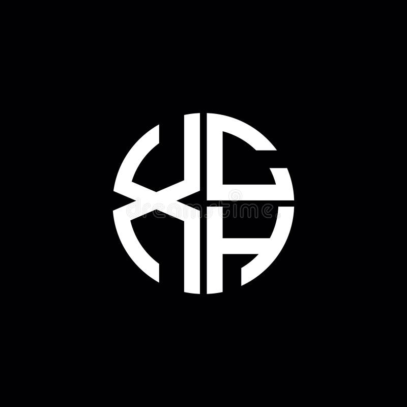 XCH Logo XCH Icon XCH Monogram XCH Letter Minimalist Circle Flat Unique ...
