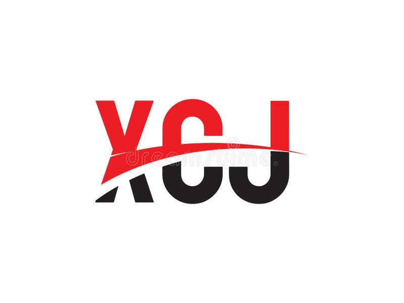 XCJ Letter Initial Logo Design Vector Illustration Stock Vector ...