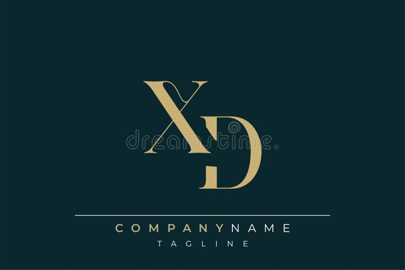 XD Abstract logo design stock vector. Illustration of geometric - 361640205