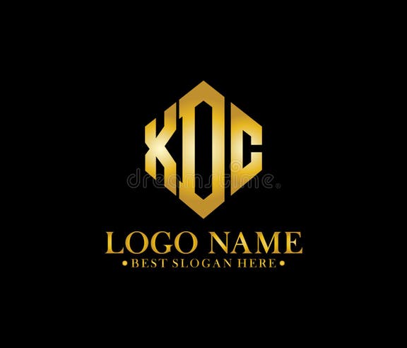 XDC Diamond Alphabet Logo Design Concept Stock Vector - Illustration of ...