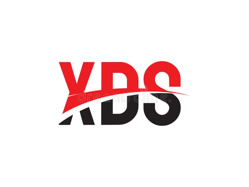 XDS Letter Initial Logo Design Vector Illustration Stock Vector ...