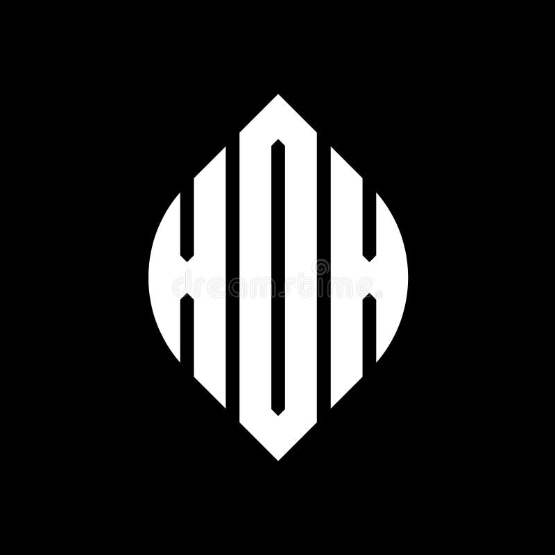 XDX Circle Letter Logo Design with Circle and Ellipse Shape. XDX ...