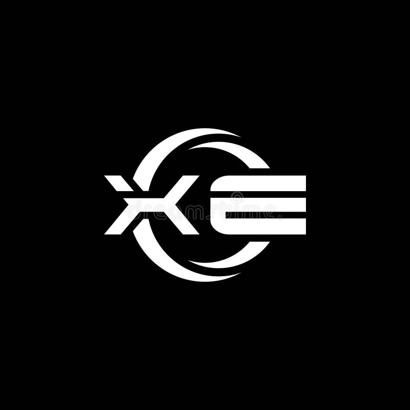 XE Logo Monogram Design Template Stock Vector - Illustration of elegant ...