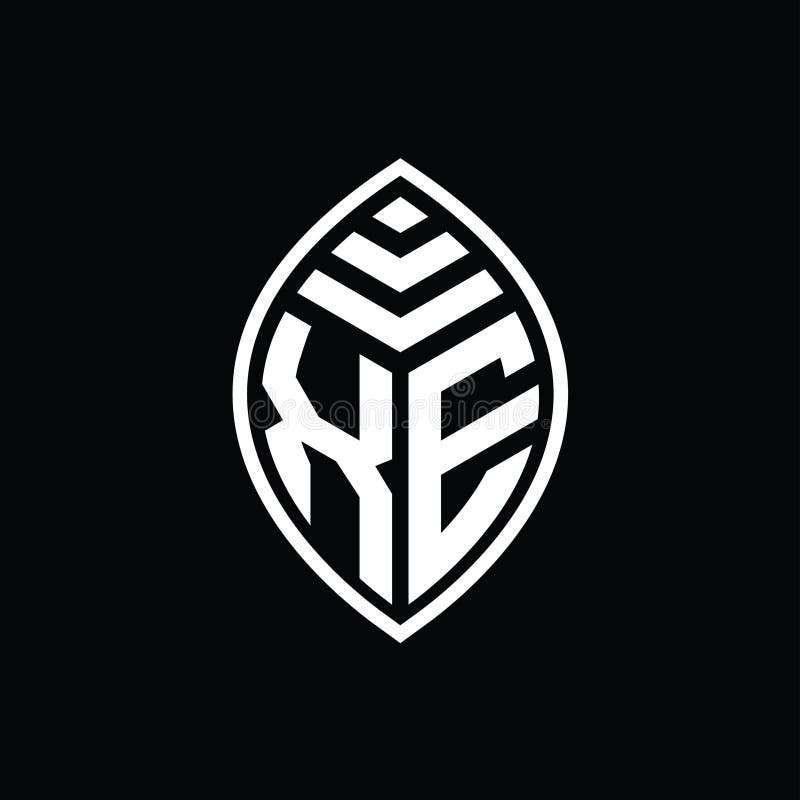 Xe Logo Monogram Leaf Shape Stock Illustrations – 9 Xe Logo Monogram ...
