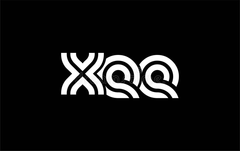 XEE Creative Unique Modern Letter Logo Design Stock Illustration ...