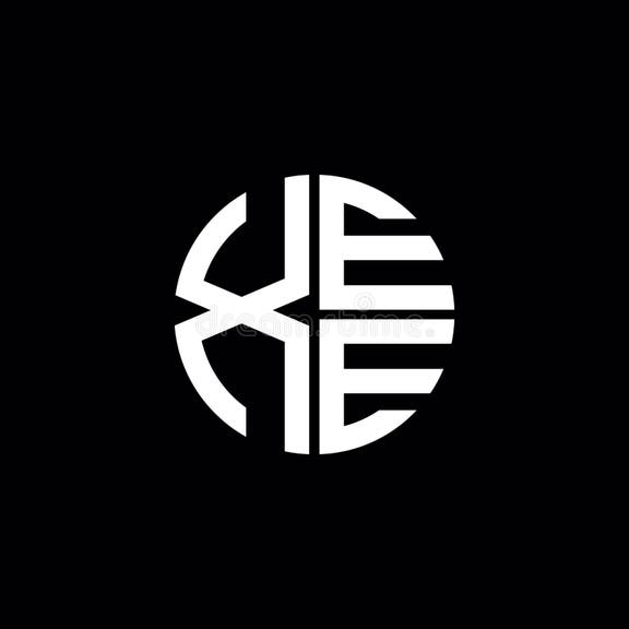XEE Logo XEE Icon XEE Monogram XEE Letter Minimalist Circle Flat Unique ...