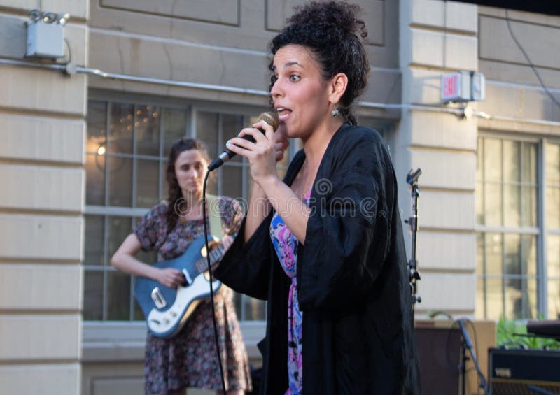 Xenia Rubinos in Concert in Brooklyn Editorial Stock Photo - Image of ...