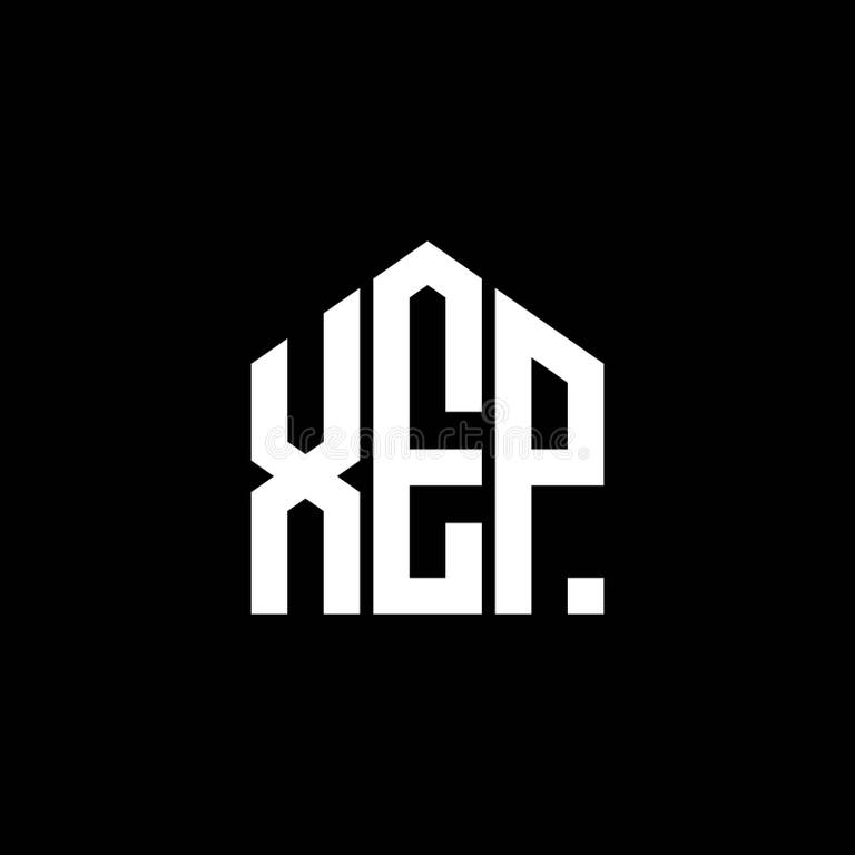 XEP Letter Logo Design on BLACK Background. XEP Creative Initials ...