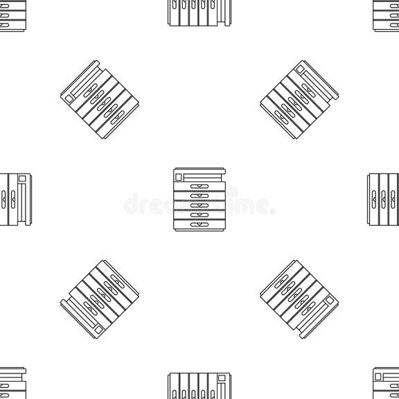 Xerox Pattern Seamless Vector Stock Vector - Illustration of laser ...